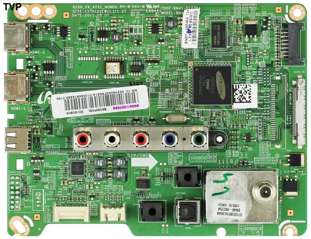SAMSUNG BN94-05758K Main Board - TV Parts for Sale – TV Parts Outlet